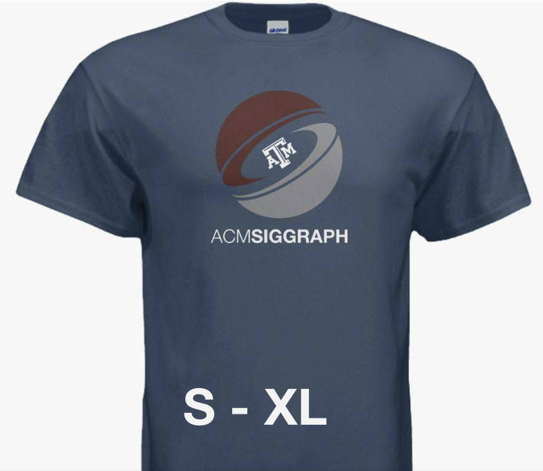 SIGGRAPH Legacy Blue T-shirts - Products - SOFC Texas A&M University eStore